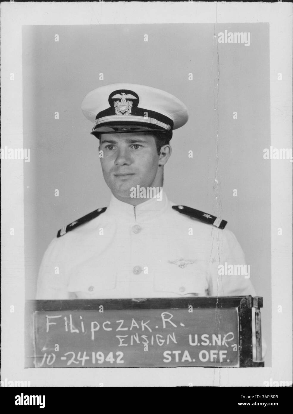 Robert Filipczak is an ensign in the United States Naval Reserve ...