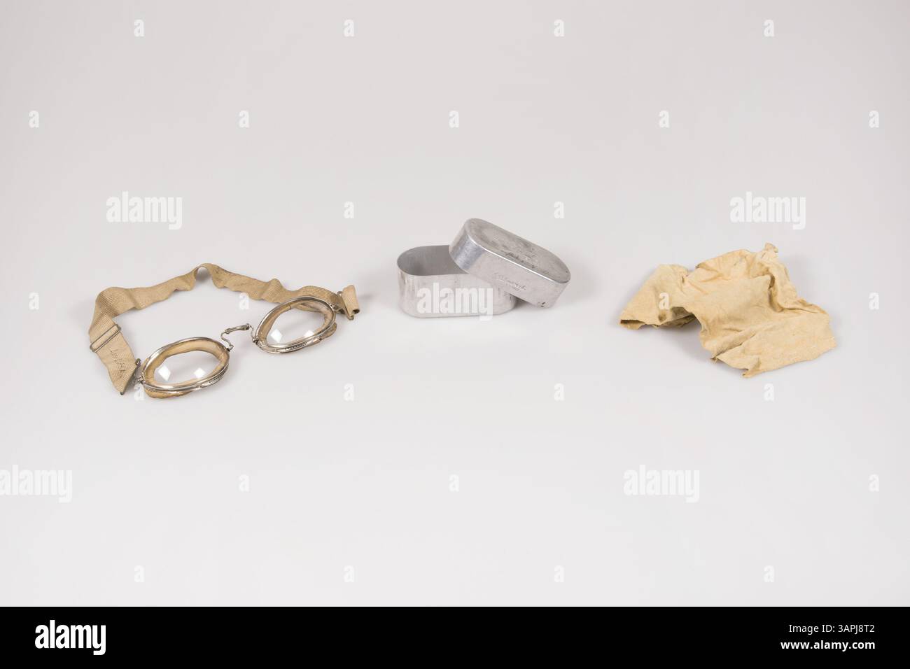 Luxor flight goggles, designed by E. B. Meyrowitz of Paris, were worn ...