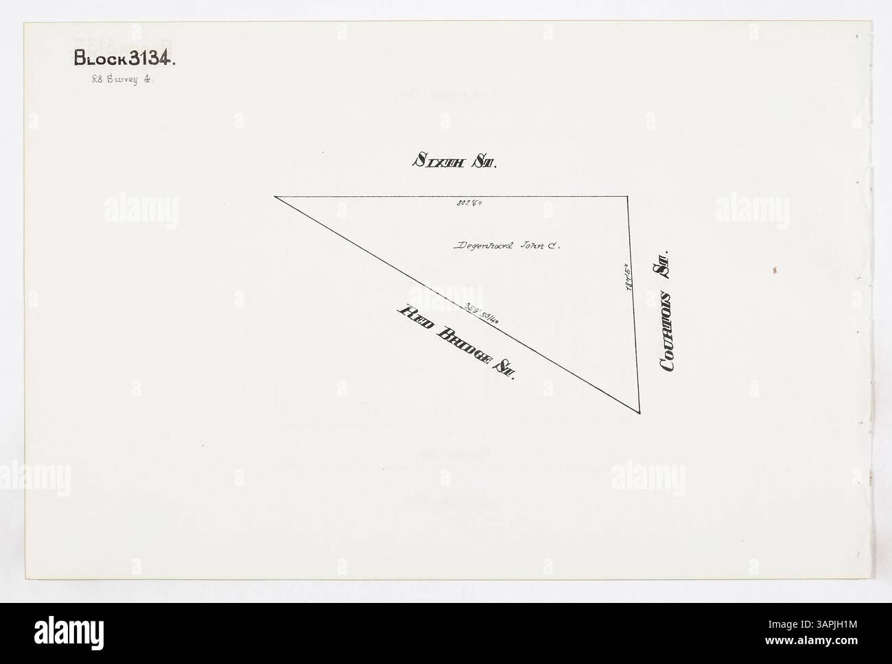 This page from the Block Book of the City of St. Louis (Book 8) depicts ...