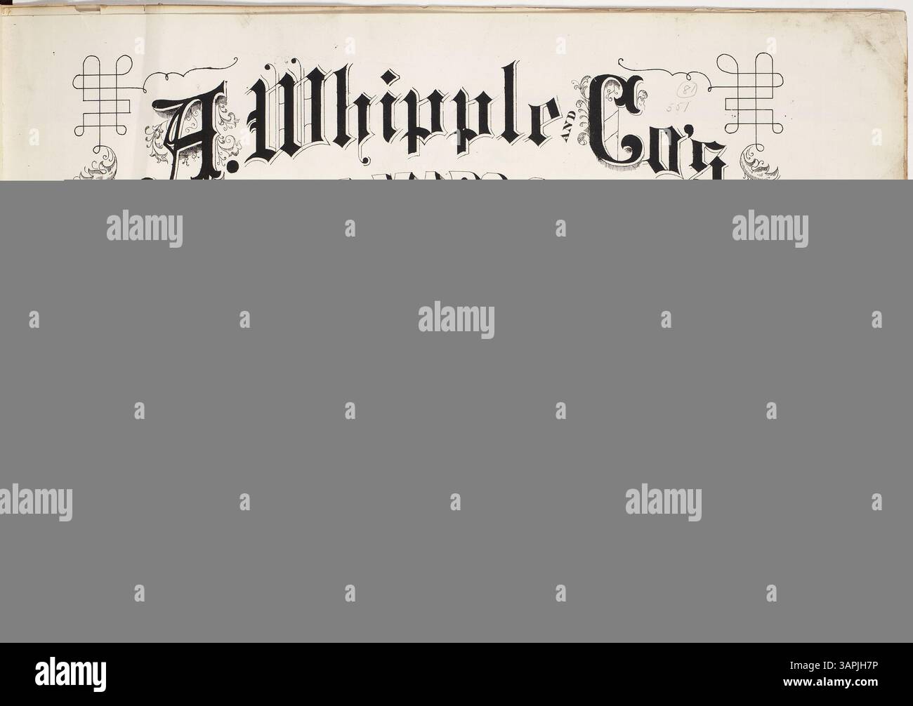 This page from A. Whipple & Co.'s 1872 insurance maps shows properties ...