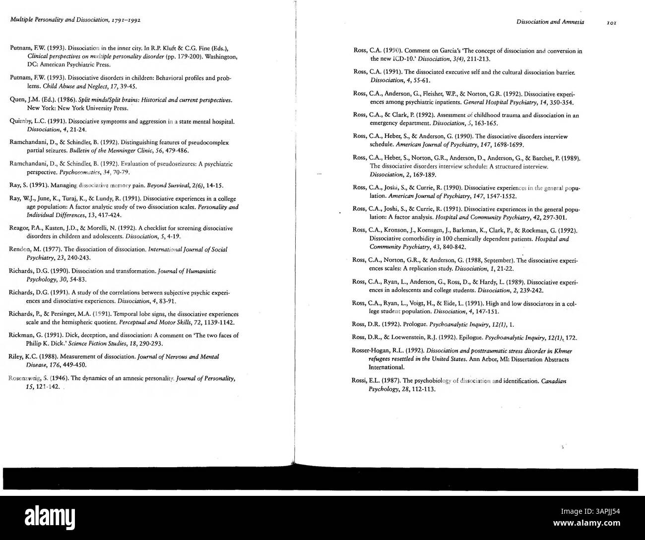 The comprehensive bibliography on multiple personality and dissociation ...