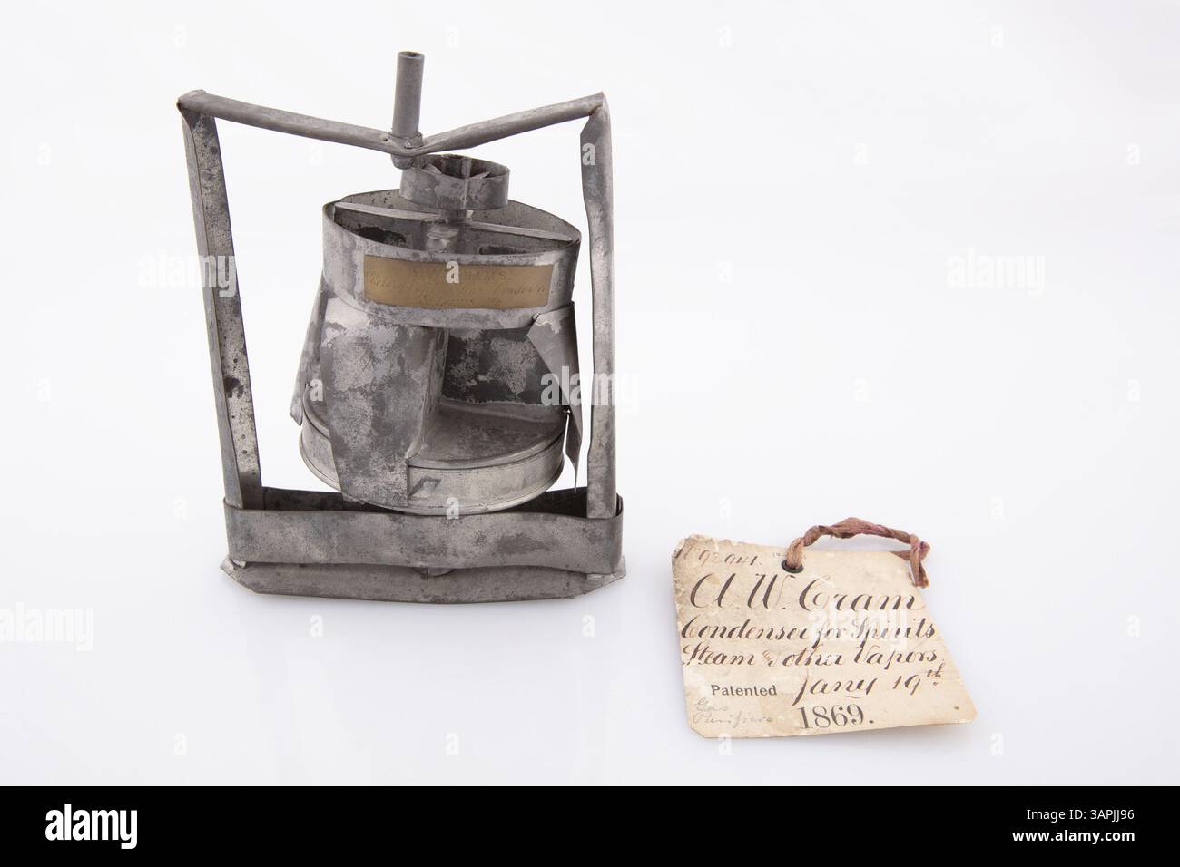 The condenser model by Alonzo W. Cram, patented in 1869, was designed ...