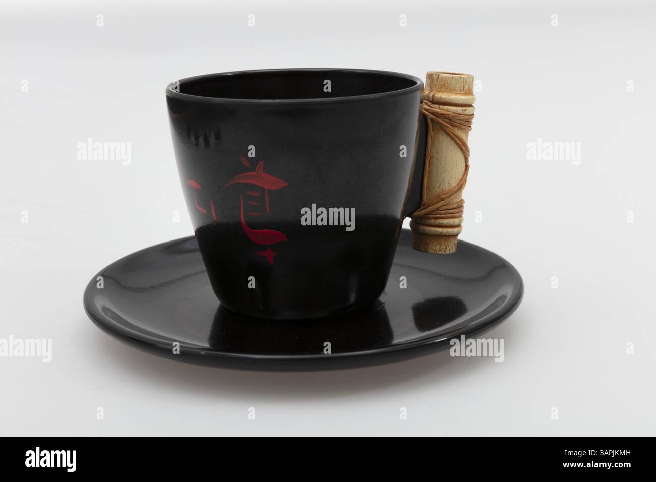 The Black Ebonyte coffee cup, designed by Kaye LaMoyne in the late ...