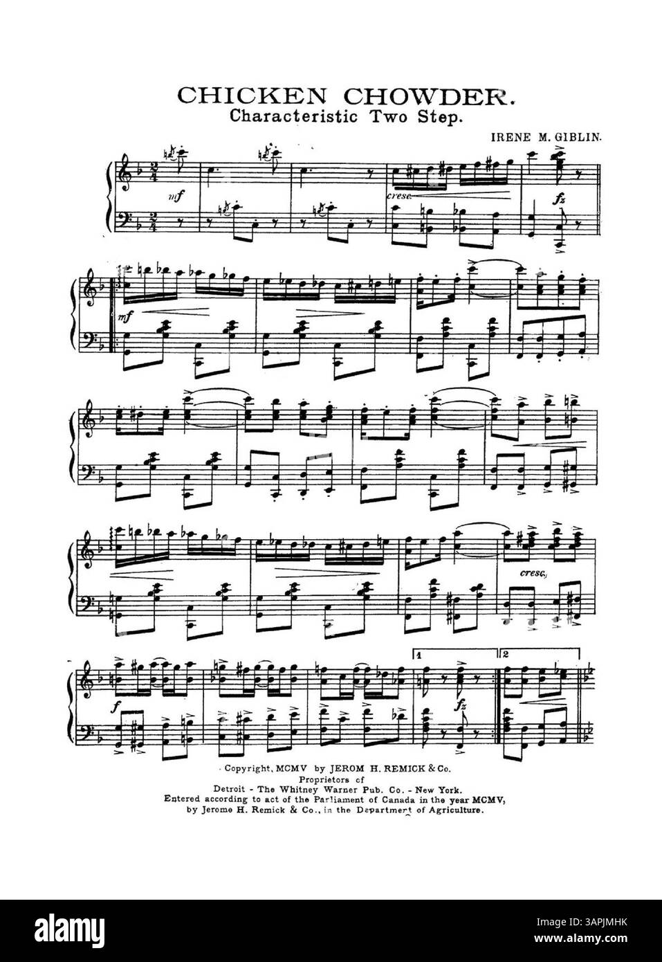 'Chicken Chowder' is a characteristic two-step composition. The back ...