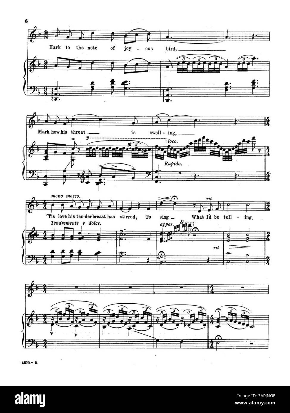 Nightingale of june Black and White Stock Photos & Images - Alamy