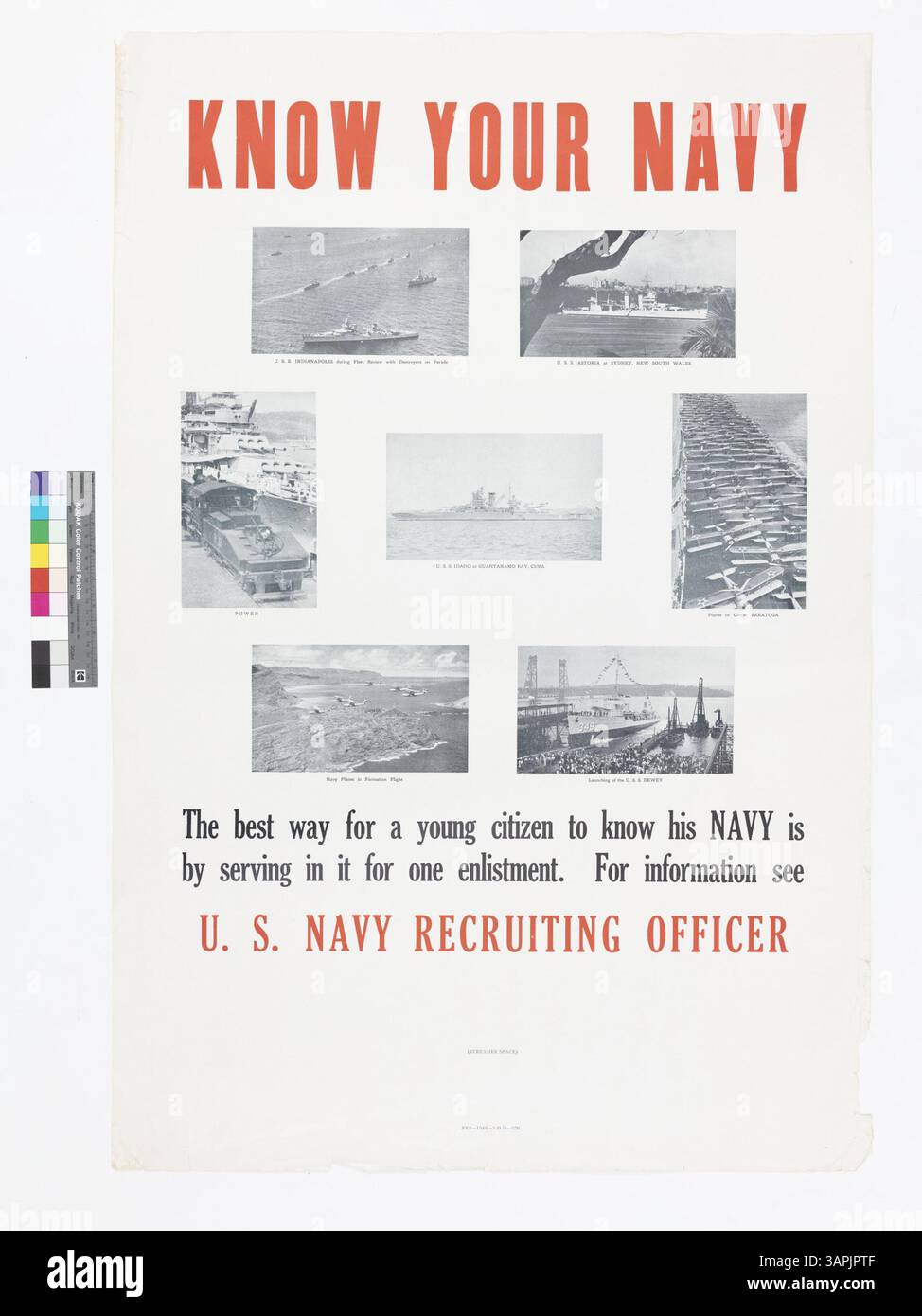 This promotional document, titled 'Know Your Navy,' advocates for young ...