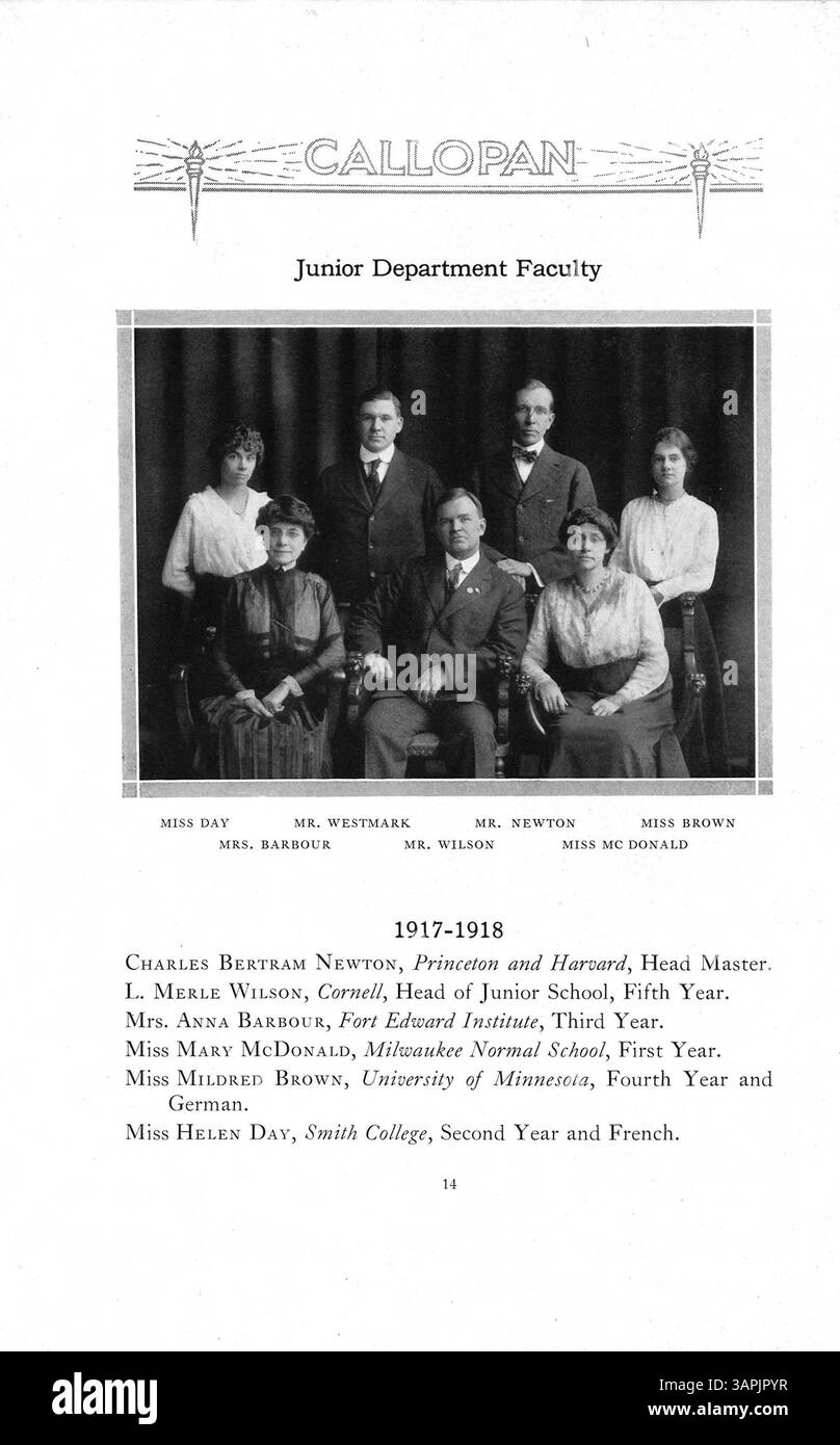 The 1918 Blake Yearbook, The Callopan, provides a comprehensive ...