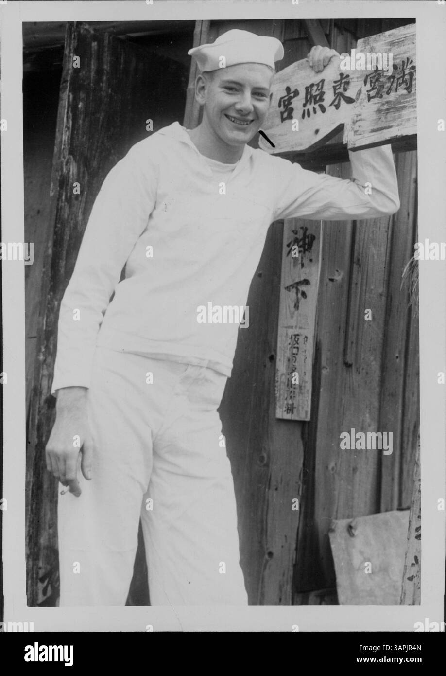 First Class Seaman Robert E. Packard, attached to Service Squadron 103 ...