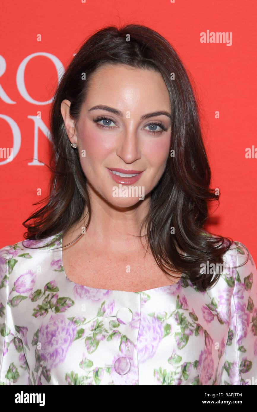 New York, USA. 16th Apr, 2025. Micaela Erlanger attends the 29th Annual ...