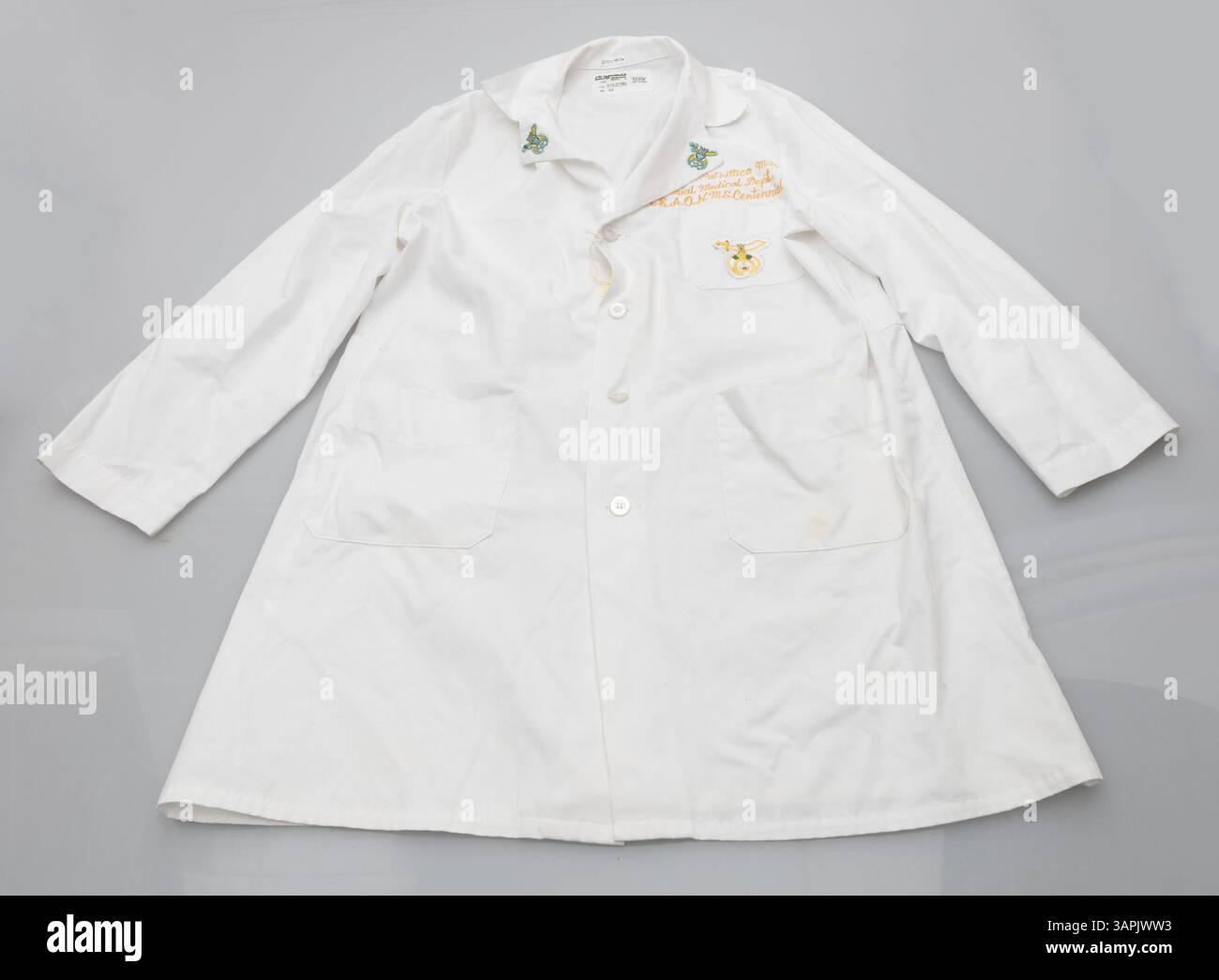 The Shriners lab coat of Dr. James M. Whittico, Jr. highlights his 65 ...
