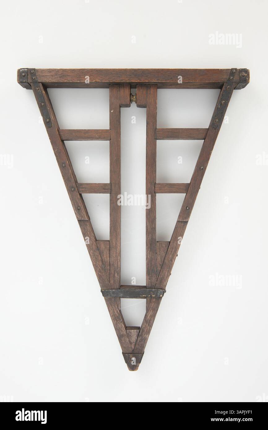 The 1861 patent model for a dredging machine, created by Stephen H ...