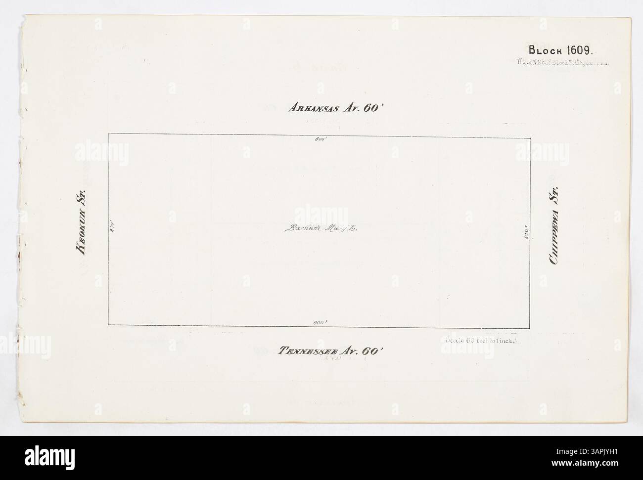 This page from the Block Book of the City of St. Louis, Book 5, shows ...