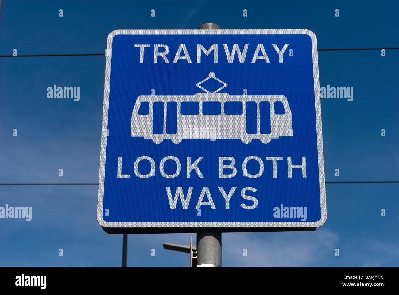 Metrolink tram on manchester hi-res stock photography and images - Alamy