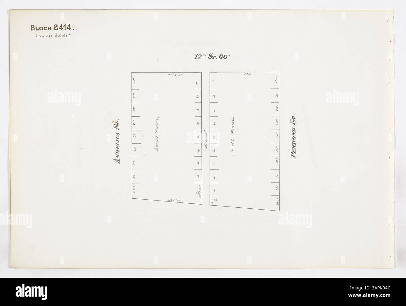 The block book of the City of St. Louis (Book 9) shows the details of ...