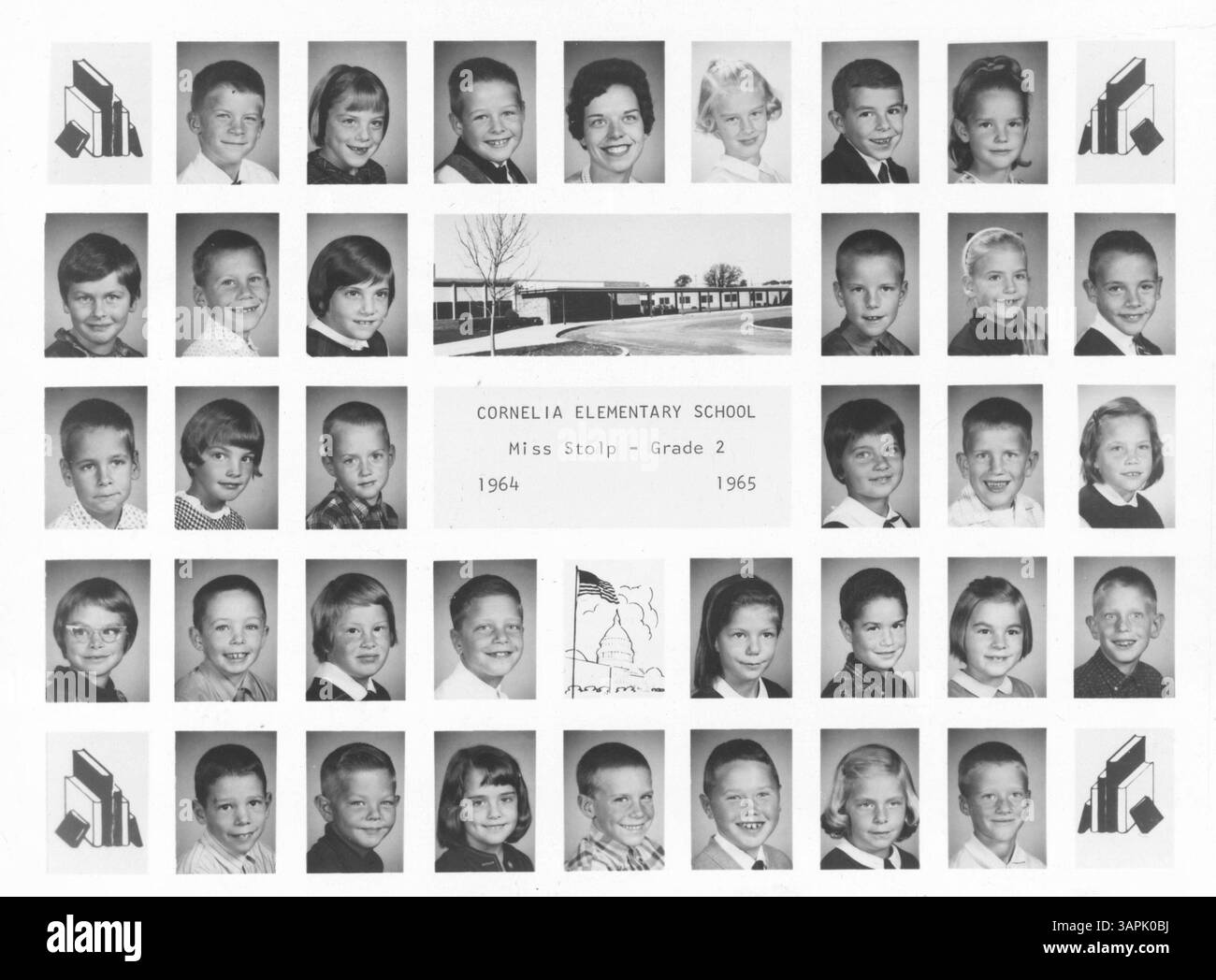 Second grade classroom Cut Out Stock Images & Pictures - Alamy
