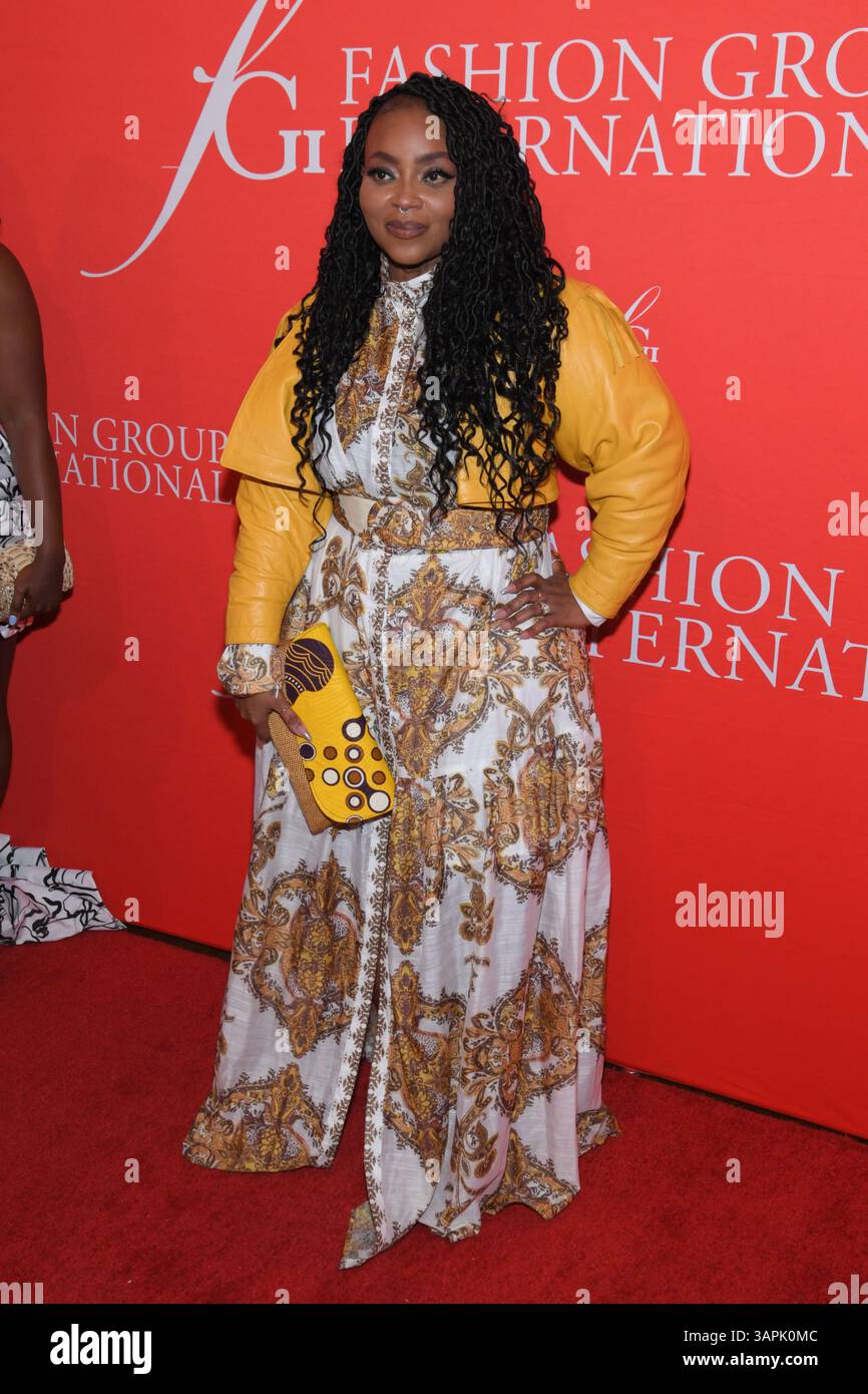 New York, USA. 16th Apr, 2025. Ashunta Sheriff-Kendricks attends the ...
