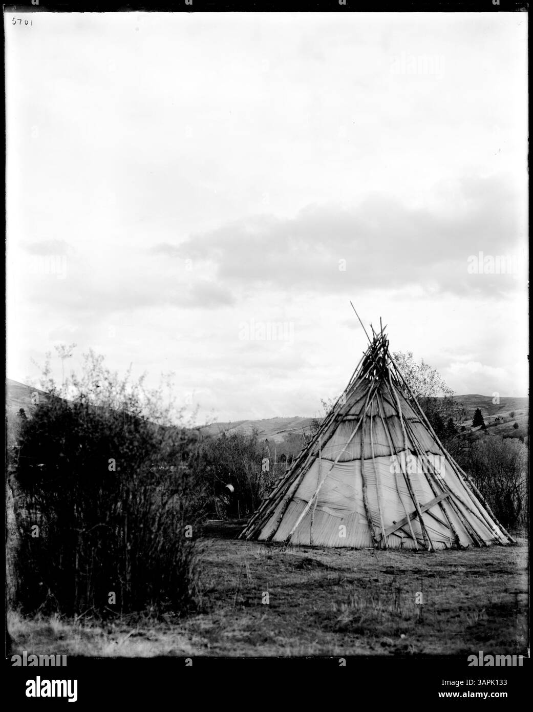 This photograph by Lee Moorhouse captures individual Indian camps on ...