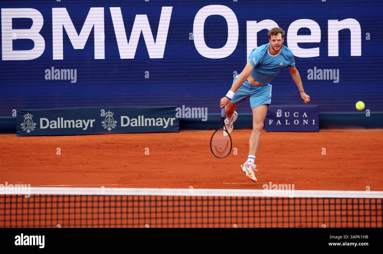 Munich, Germany. 16th Apr, 2025. Tennis: ATP Tour - Munich, Singles ...