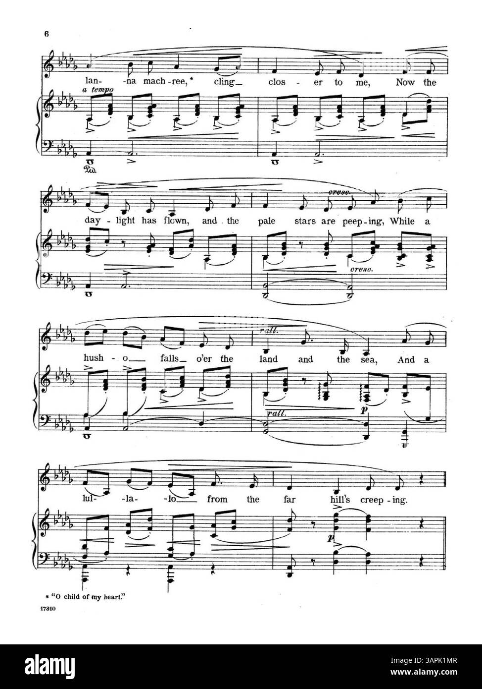 This Irish lullaby is featured in the 'English songs and ballads, third ...