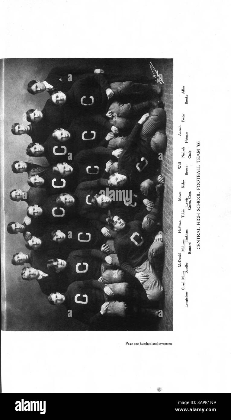 The 1907 Central High Yearbook offers a historical view of the 1906 ...
