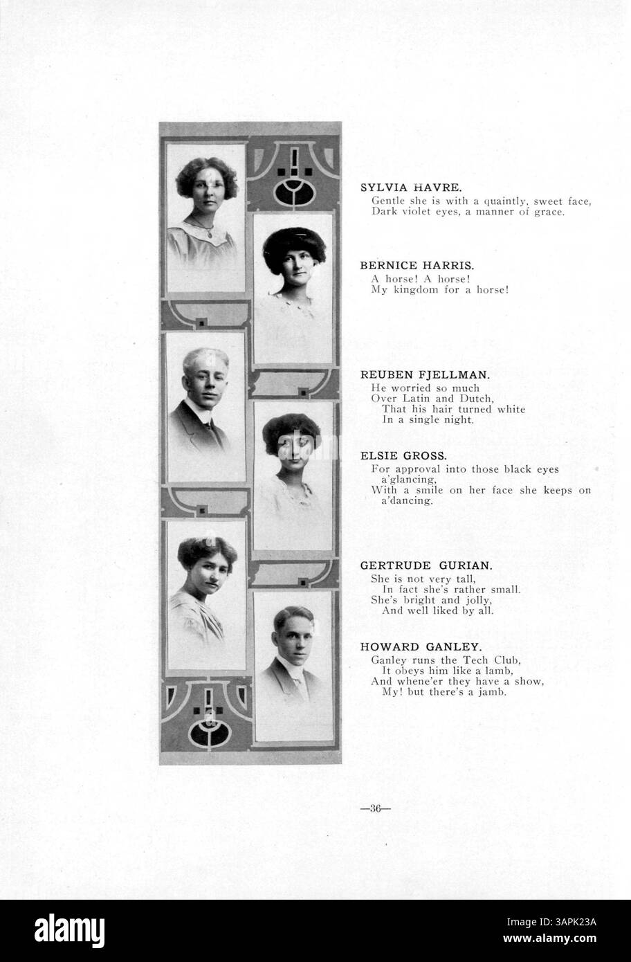 The 1912 yearbook from Central High School presents the student body ...