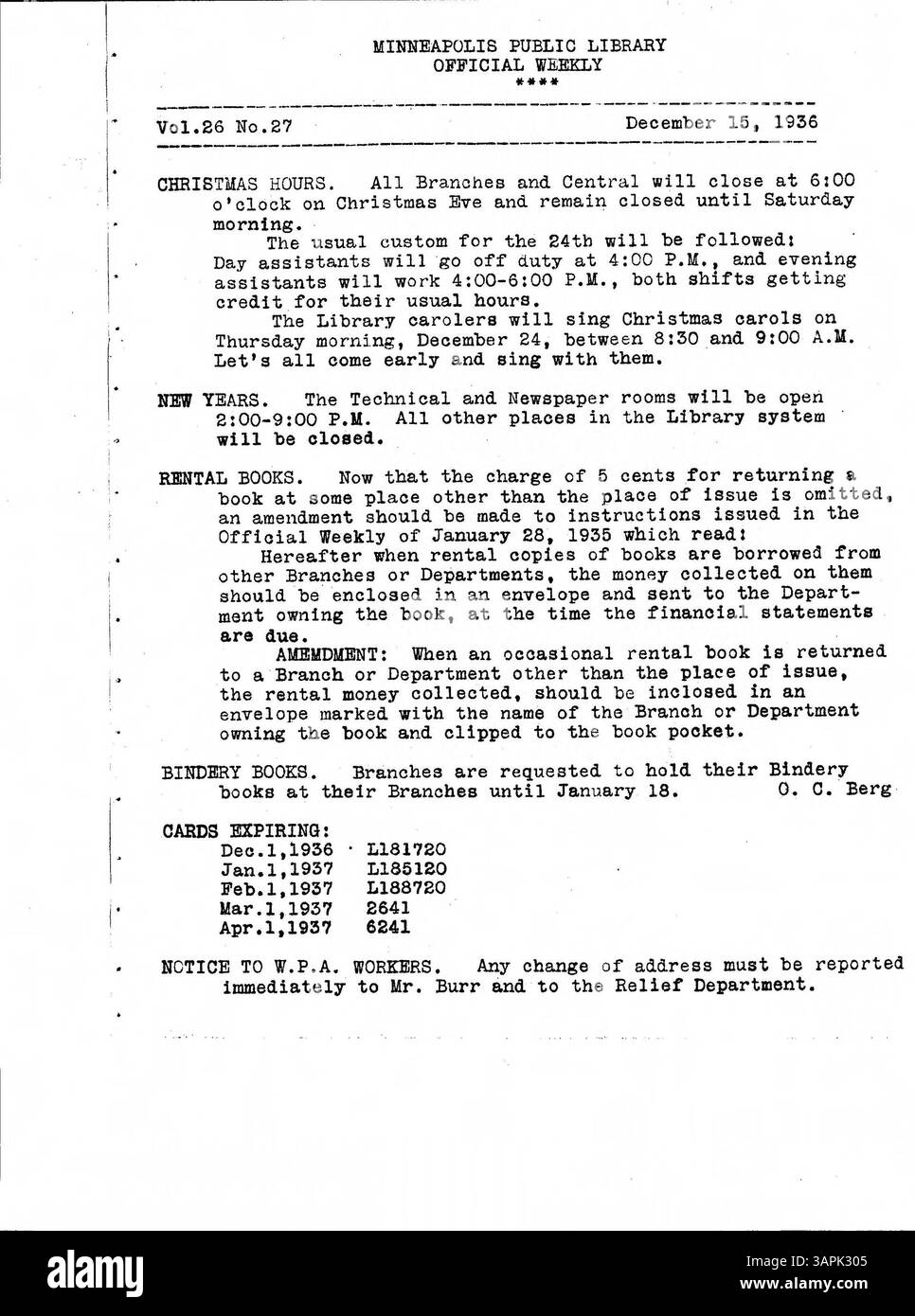 The Minneapolis Public Library Official Bulletin from 1936 offers ...
