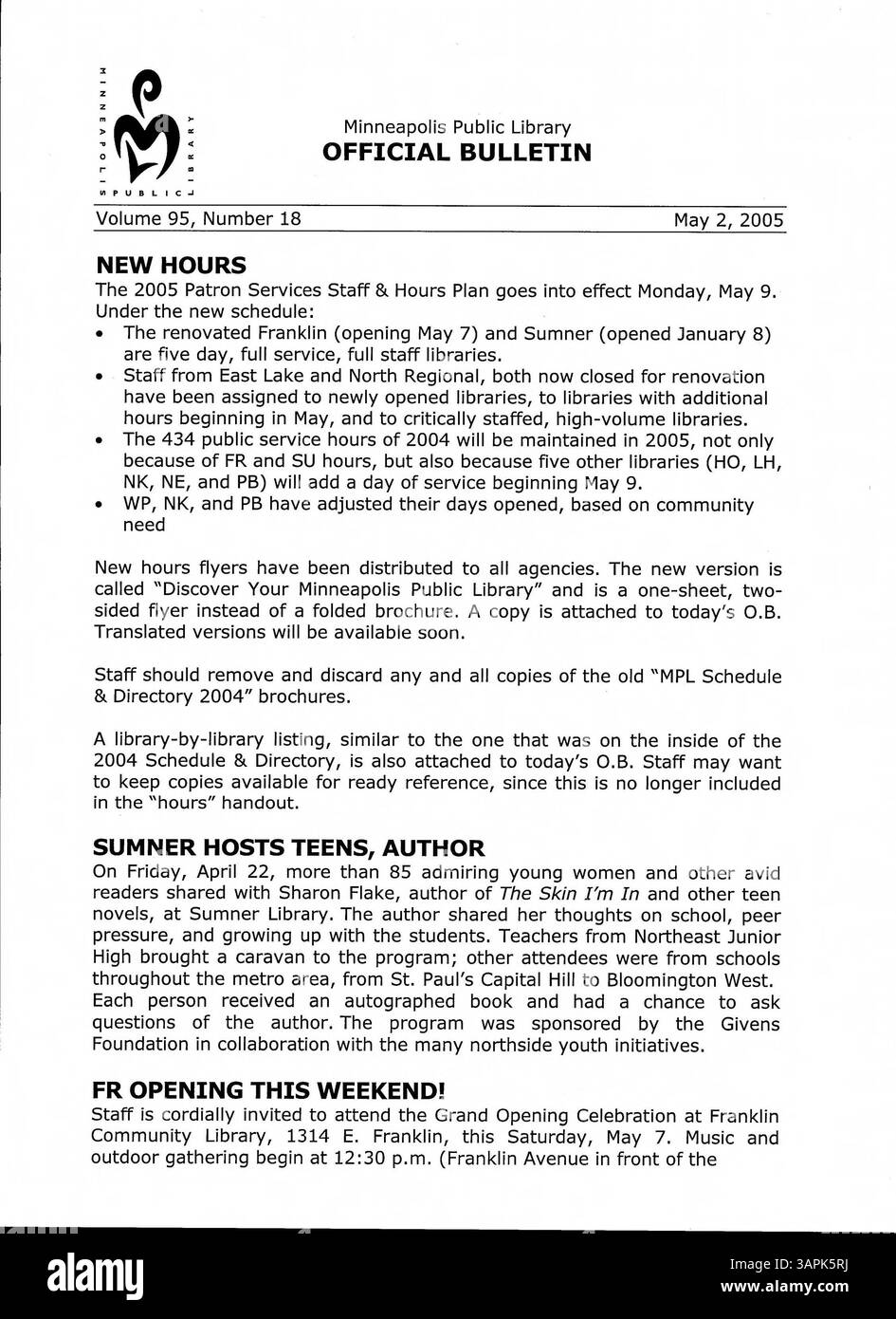 This weekly bulletin is dedicated to keeping employees of the ...