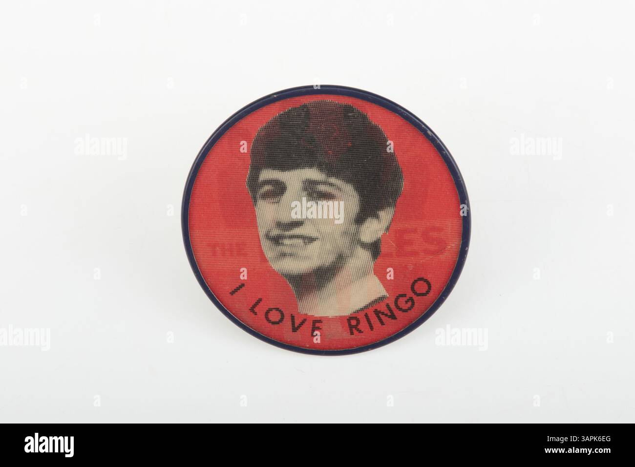 A Ringo Starr button worn by members of the Welders, an early punk band ...