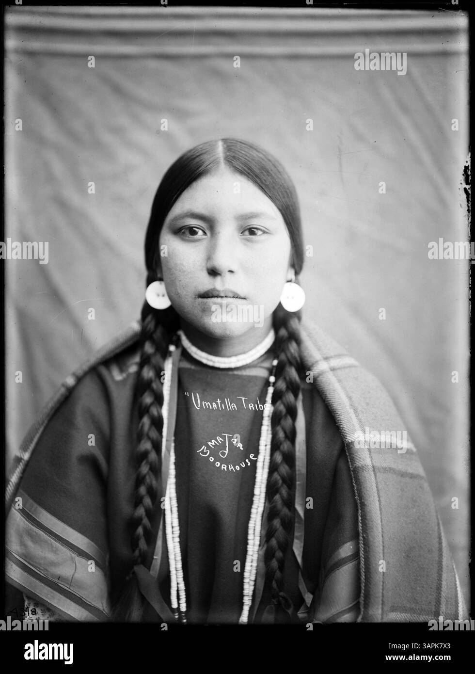 This photograph by Lee Moorhouse captures Ruth Coyote, a Umatilla ...