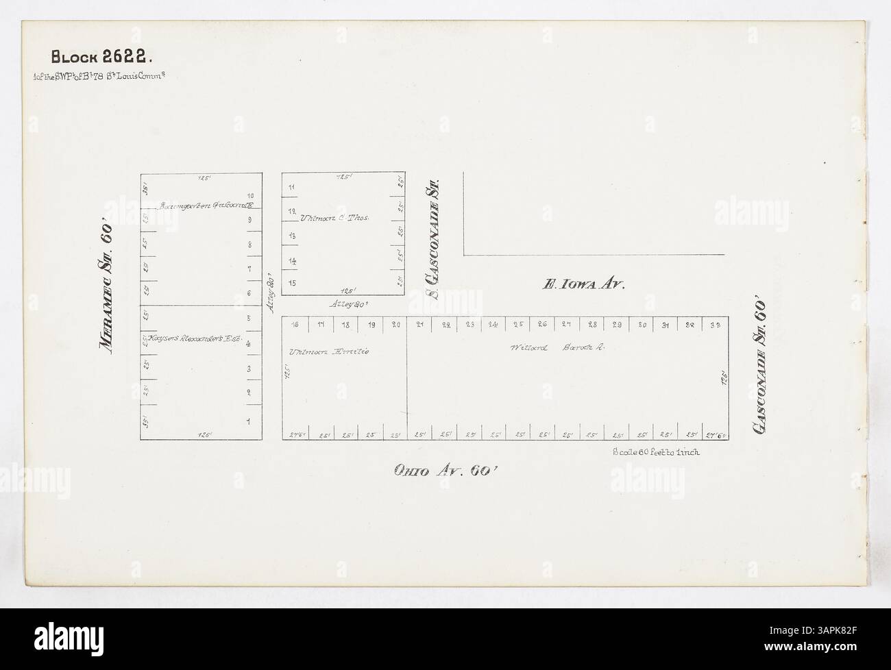 This volume, Block Book of the City of St. Louis Book 9, contains maps ...