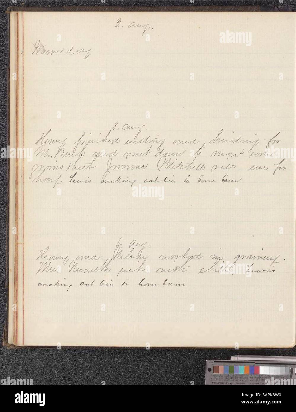 This diary, written between June 22, 1885 and December 11, 1887 ...