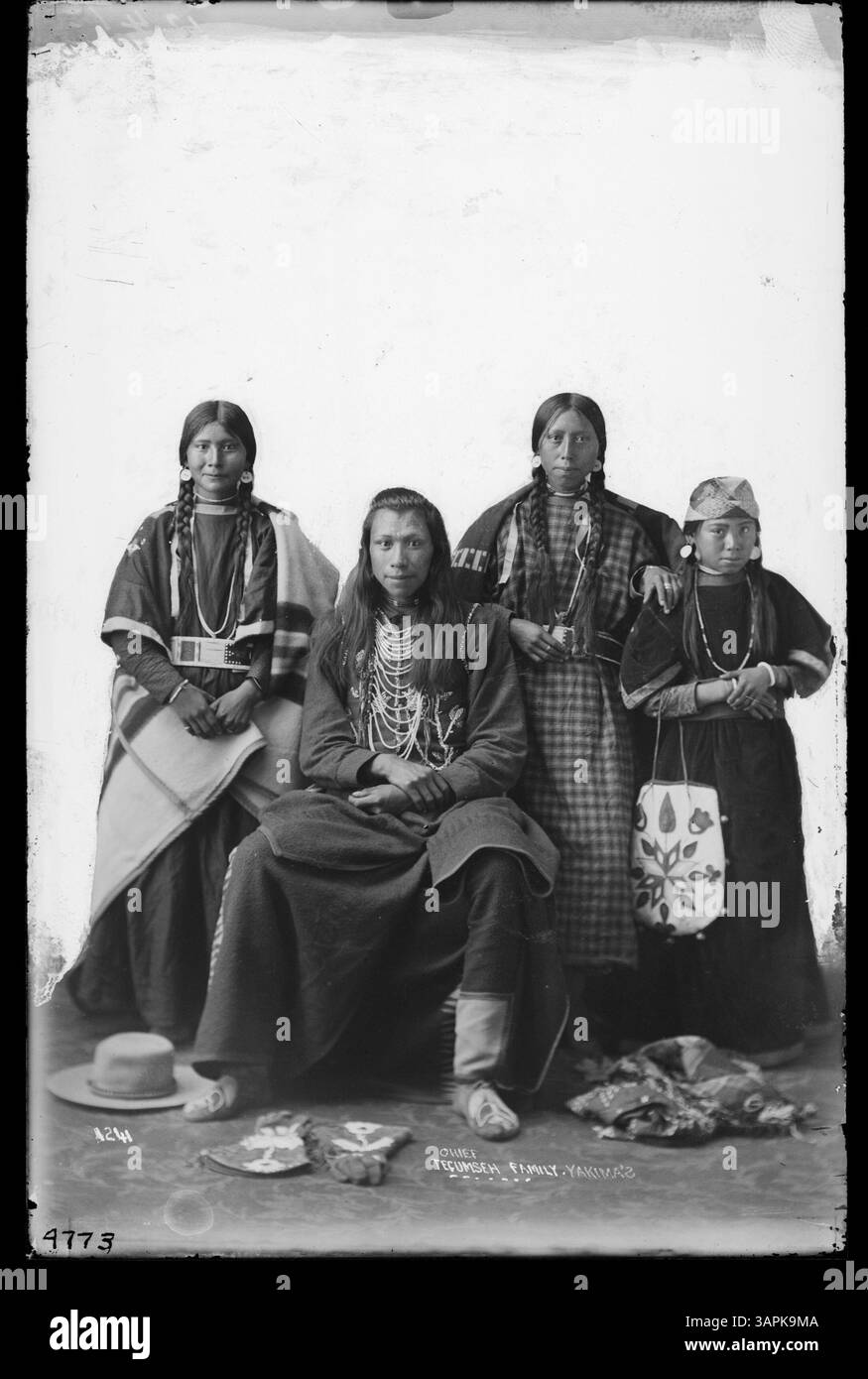 This image by Lee Moorhouse shows Chief Tecumseh of the Yakama tribe ...