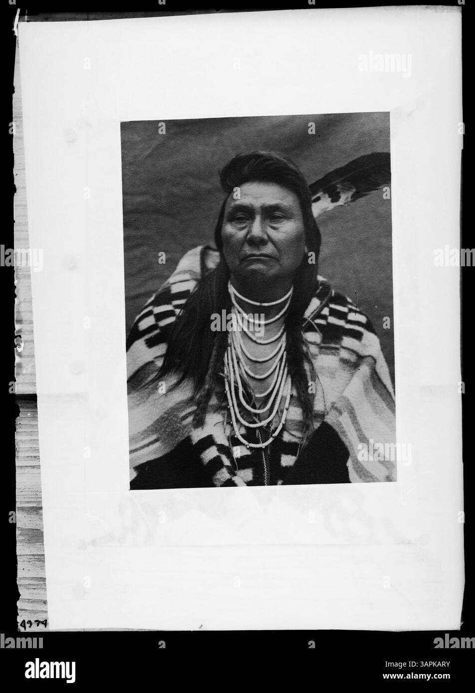 Chief Joseph, Nez Perce tribal leader, captured in a portrait by Lee ...