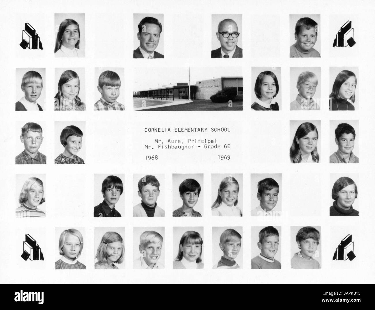 The Grade 6E class of Cornelia Elementary School is documented in a ...