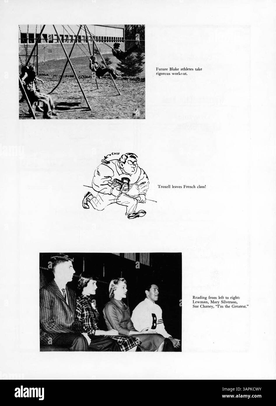 This 1958 yearbook from Blake High School documents the students ...
