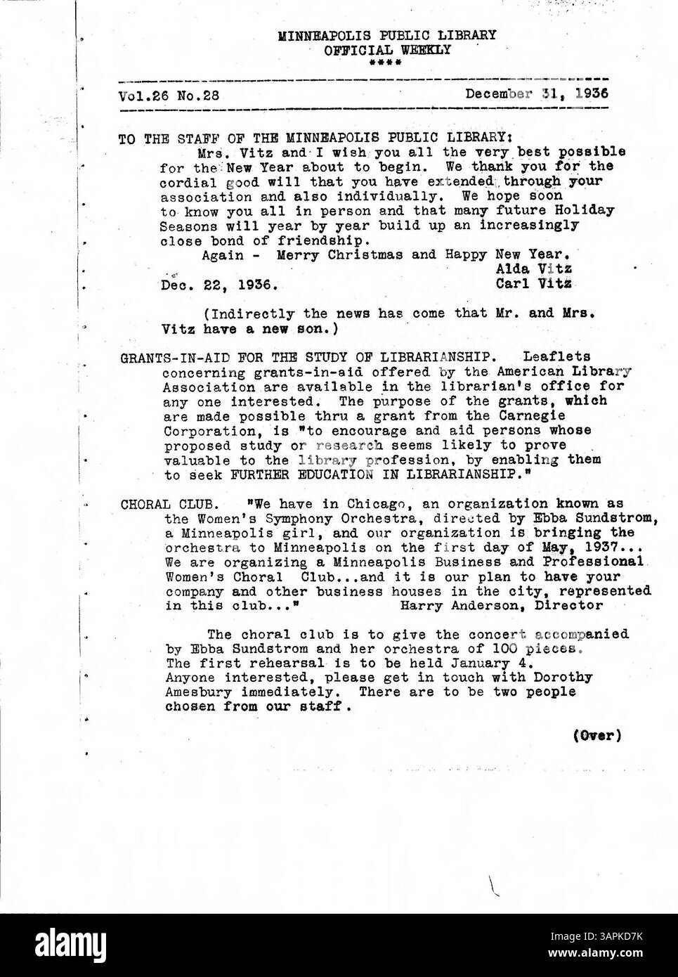 The 1936 Minneapolis Public Library Official Bulletin was designed to ...