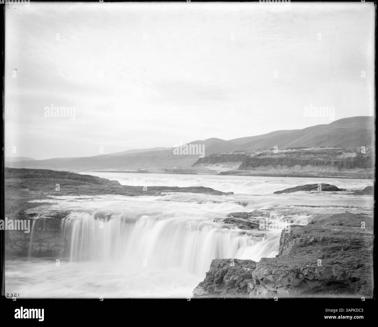 Photograph by Lee Moorhouse showing the Dalles of the Columbia River ...