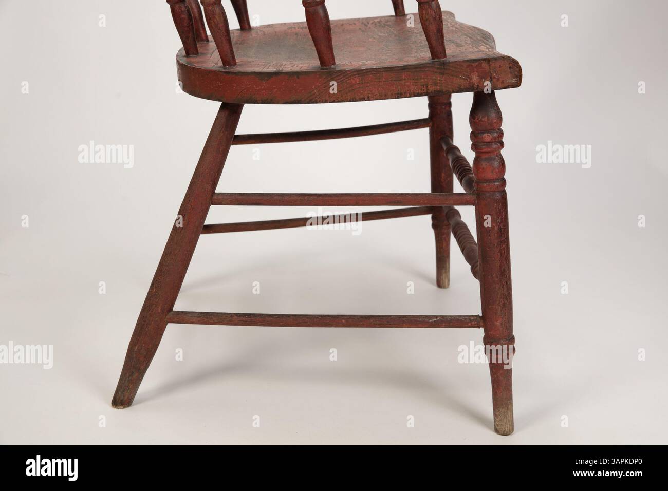 This Windsor-style fireman’s armchair, made for St. Louis Fire Co. No ...