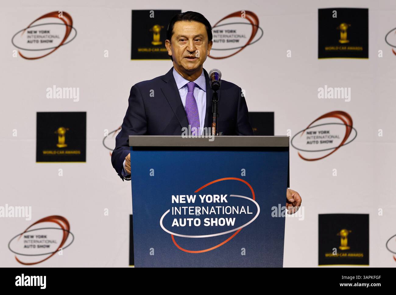 New York, United States. 16th Apr, 2025. President and CEO of Hyundai ...