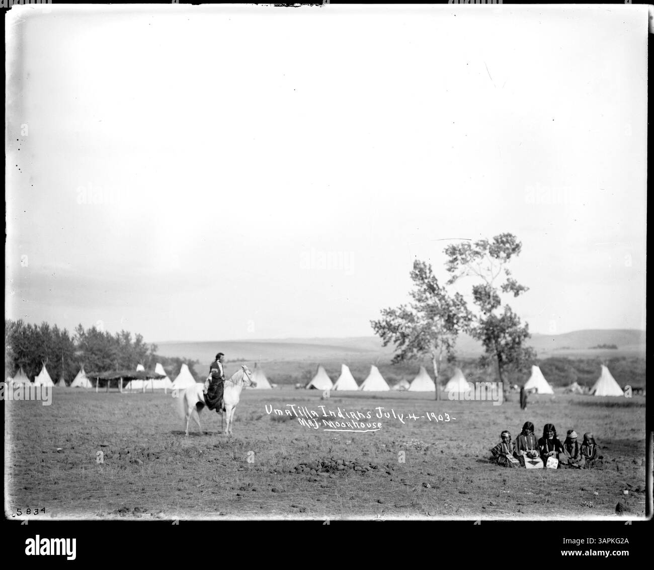 Photograph depicting scenes from the Umatilla Indian Reservation ...