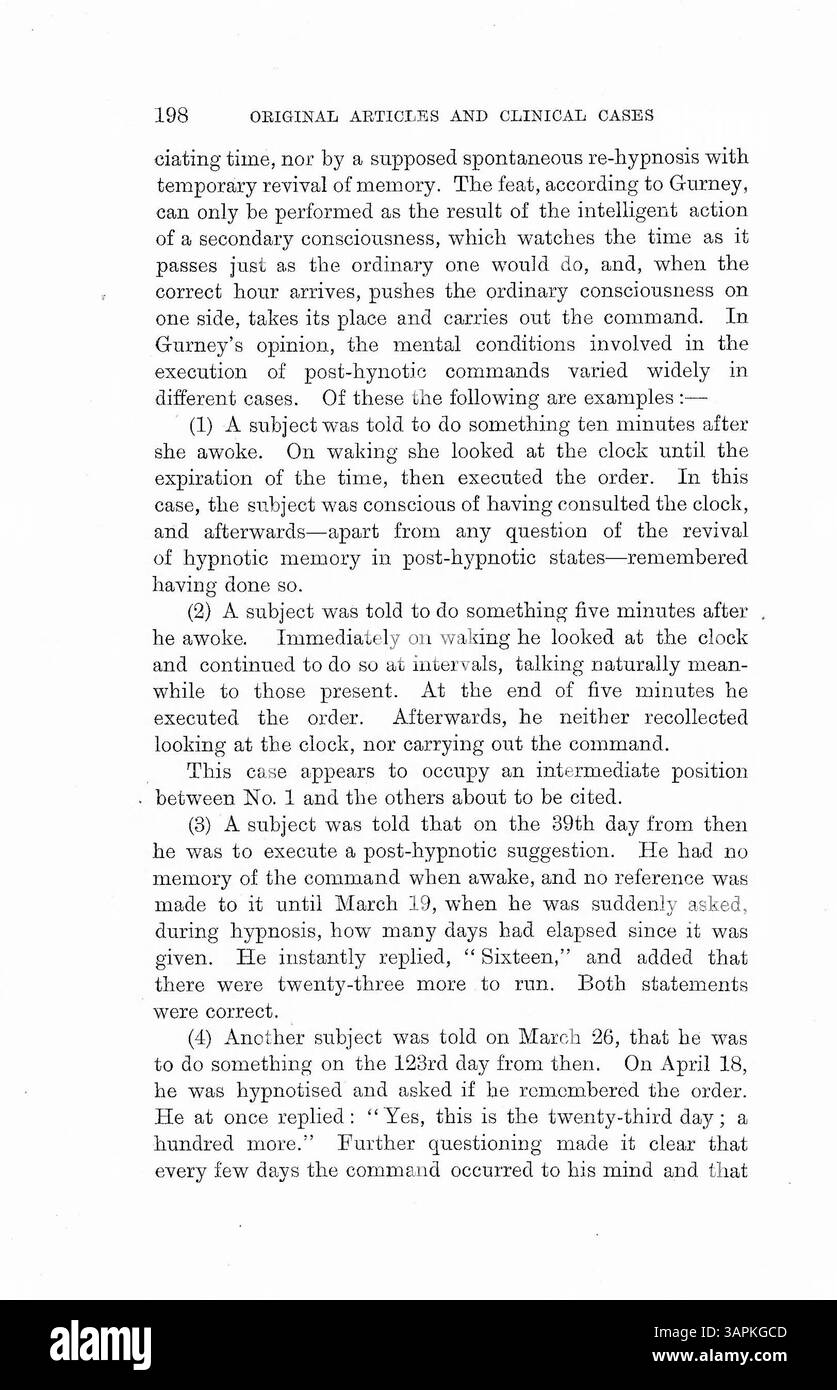 Hypnotic tasks hi-res stock photography and images - Alamy