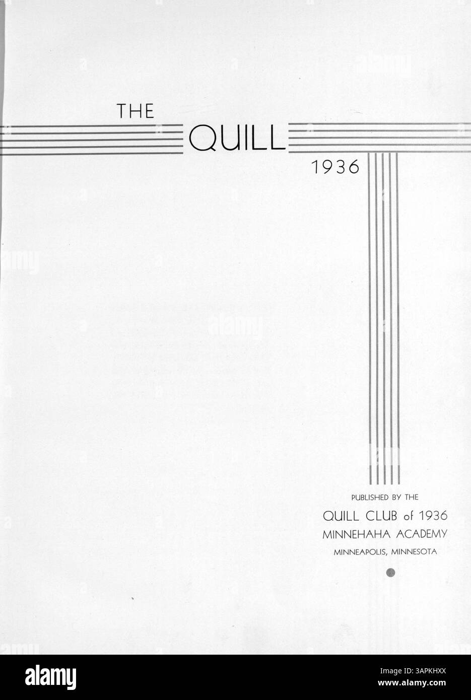 This 1936 yearbook from Minnehaha Academy highlights key moments from ...