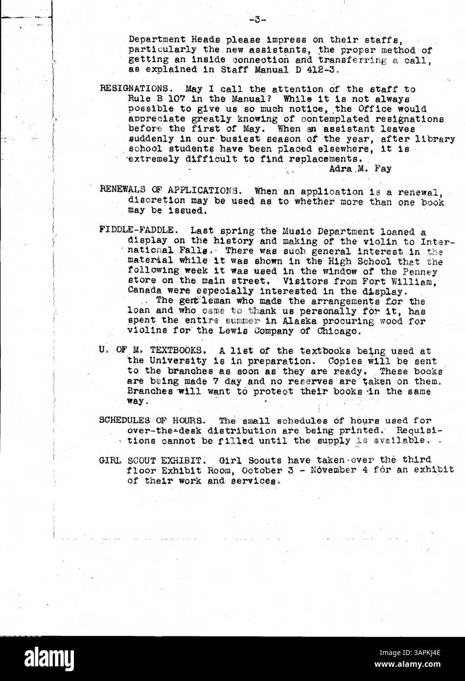 The 1946 'Official Bulletin' from the Minneapolis Public Library ...