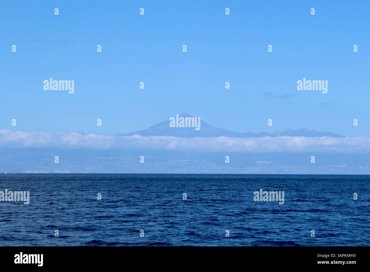 Mount Teide, Tenerife - View from Fred Olsen Ferry Stock Photo - Alamy
