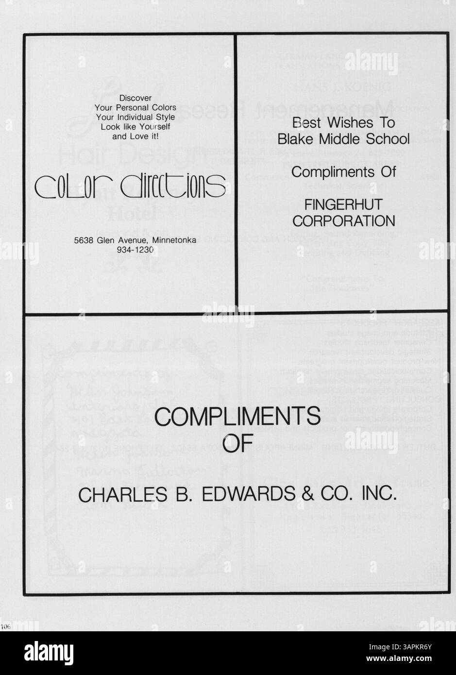 Blake Middle School's 1984 yearbook documents the key moments and ...