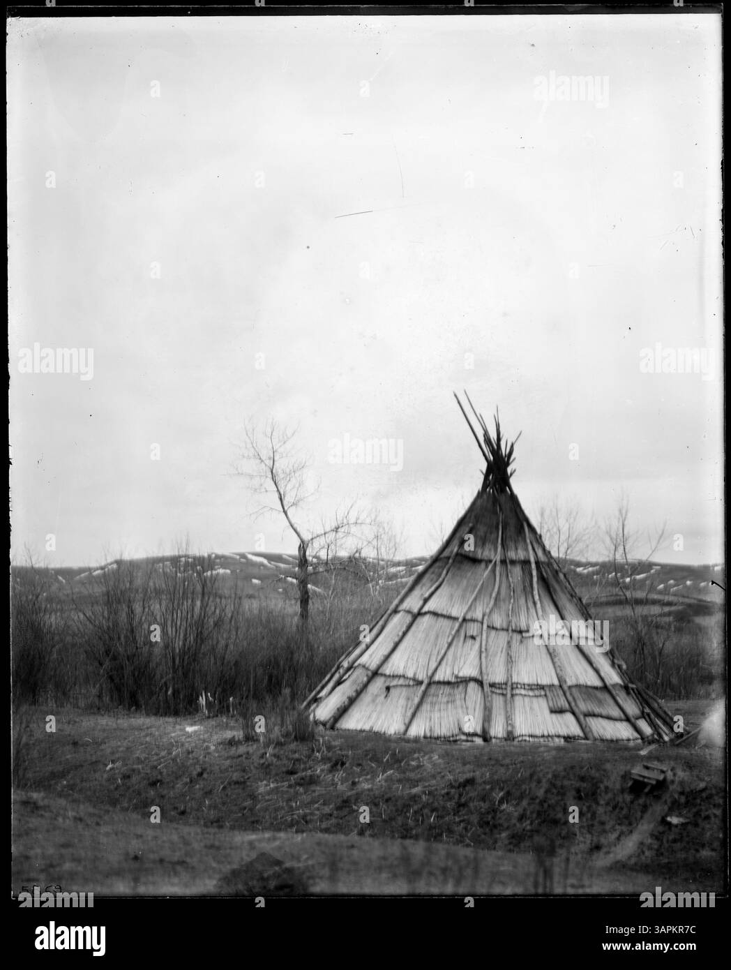 This photograph shows camps on the Umatilla Indian reservation ...