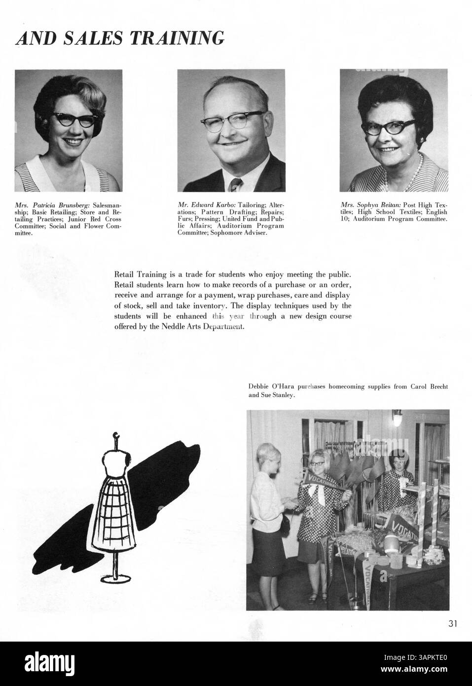 The 1967 Tradewind yearbook from a vocational high school records the ...