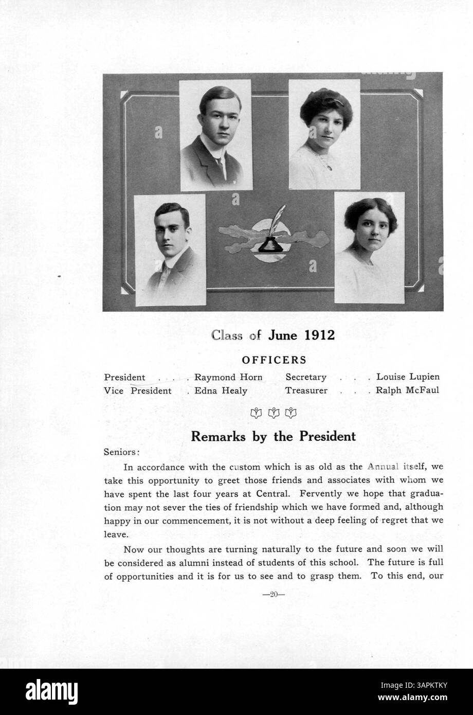 This yearbook from Central High School captures key moments from the ...