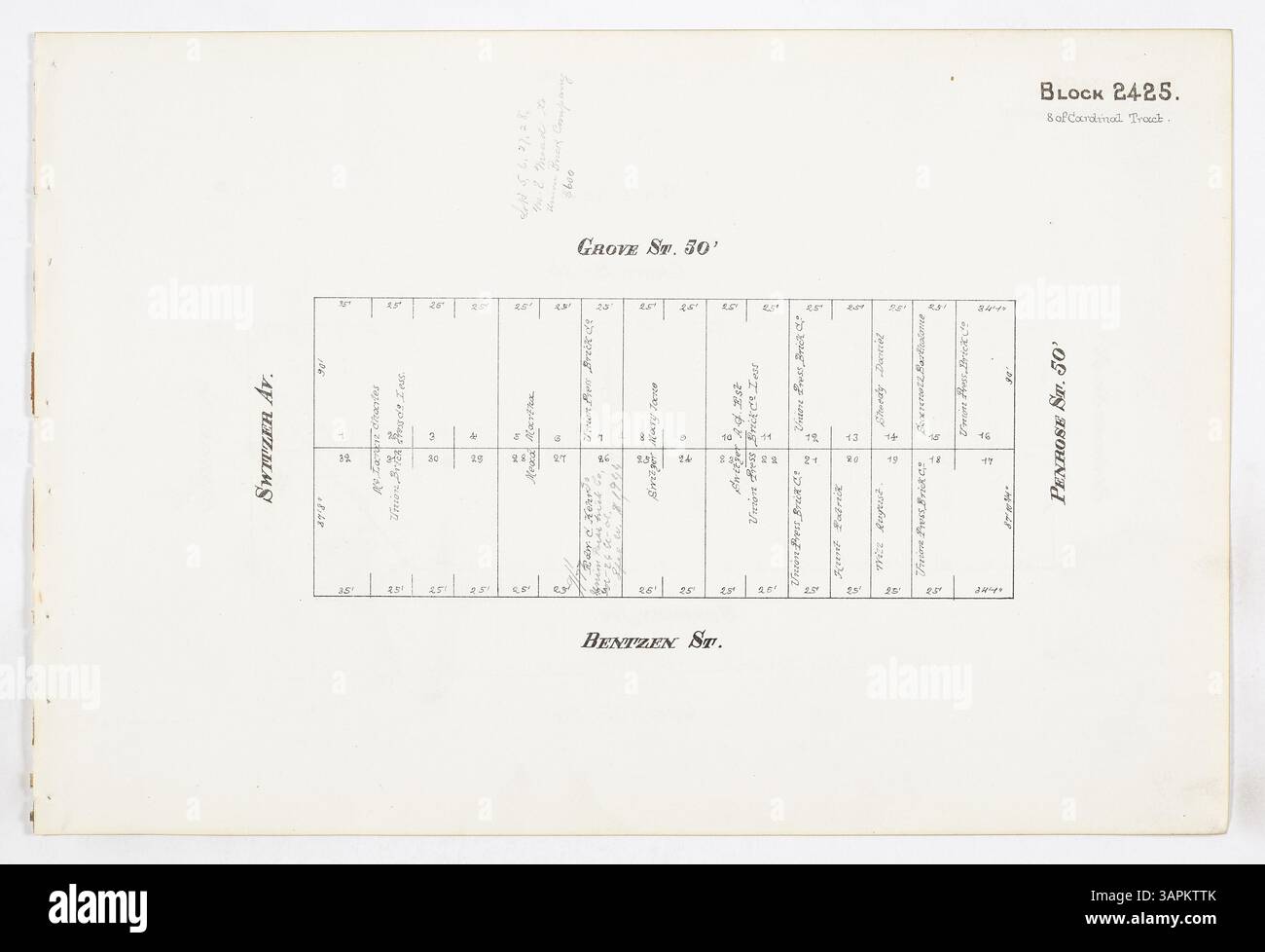 This book contains detailed property maps of blocks 2401-2700 of St ...