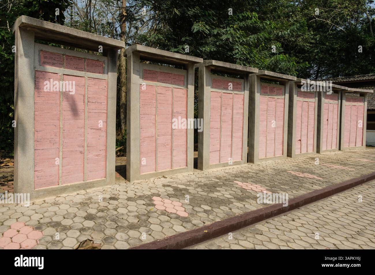 Ghana, Assin Manso Slave River Site. Messages Inscribed by Visitors in ...